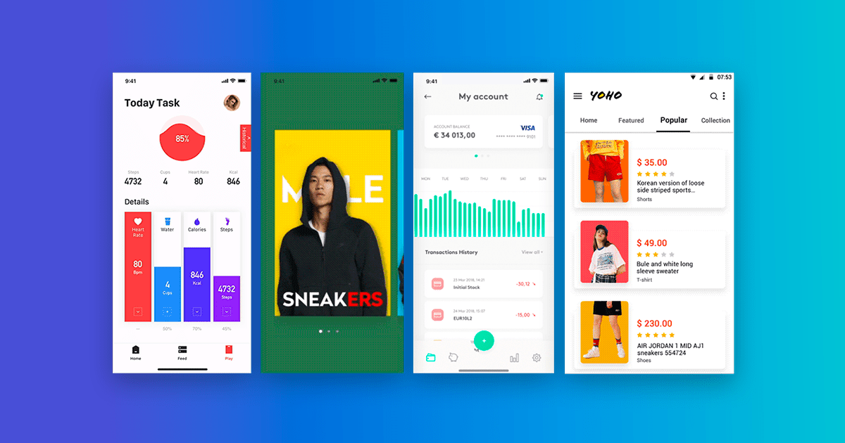 Top 5 Mobile Interaction Designs of October 2018 - Proto.io Blog