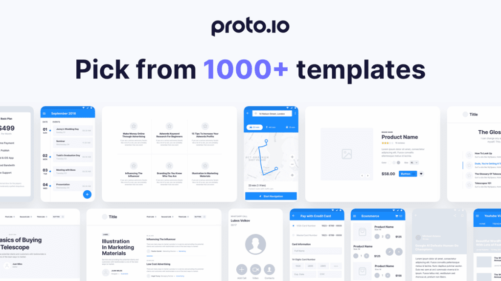 5 Reasons to Prototype Using Templates - Proto.io Blog